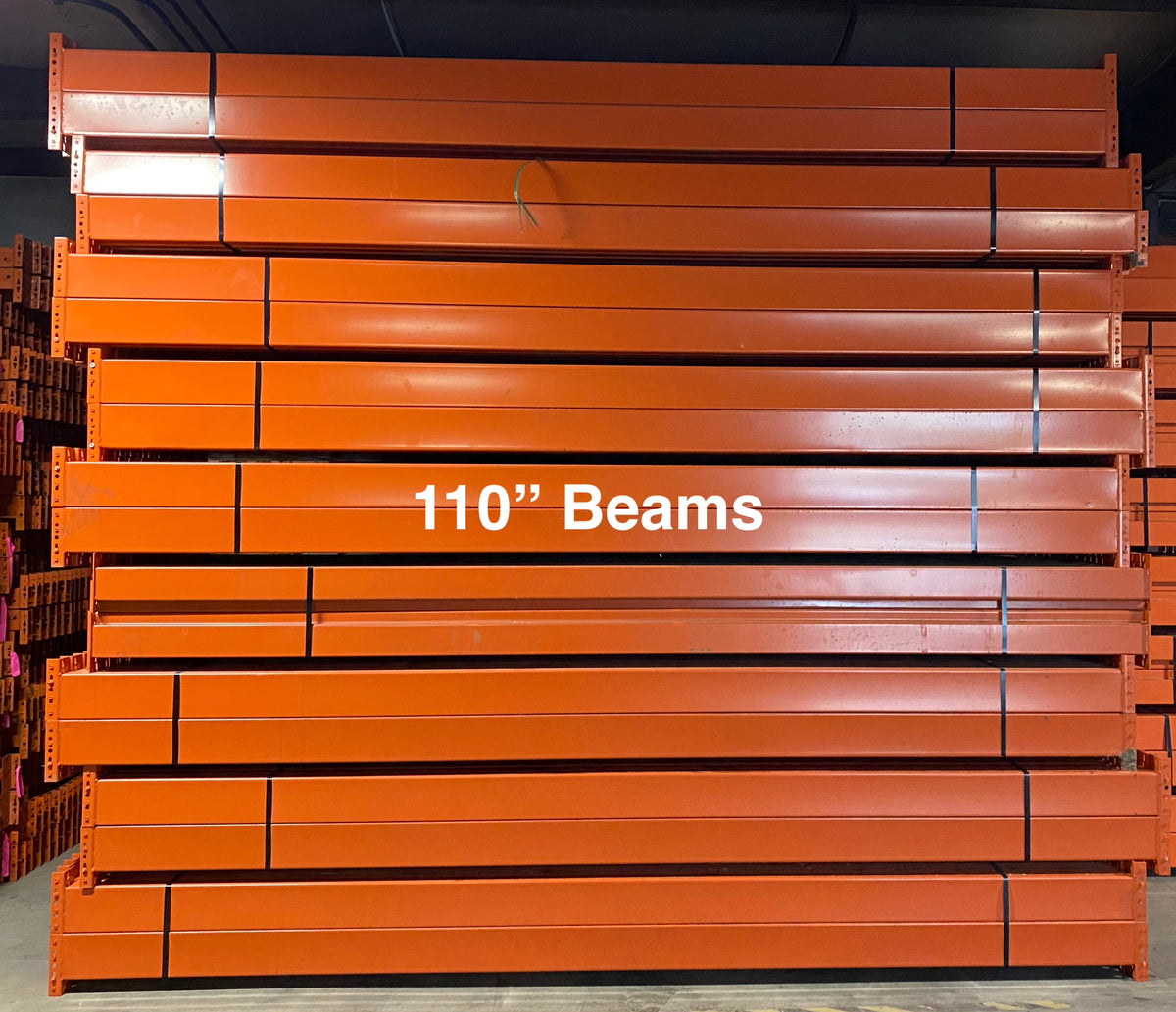 110" Teardrop Beams — Palletracksurplus